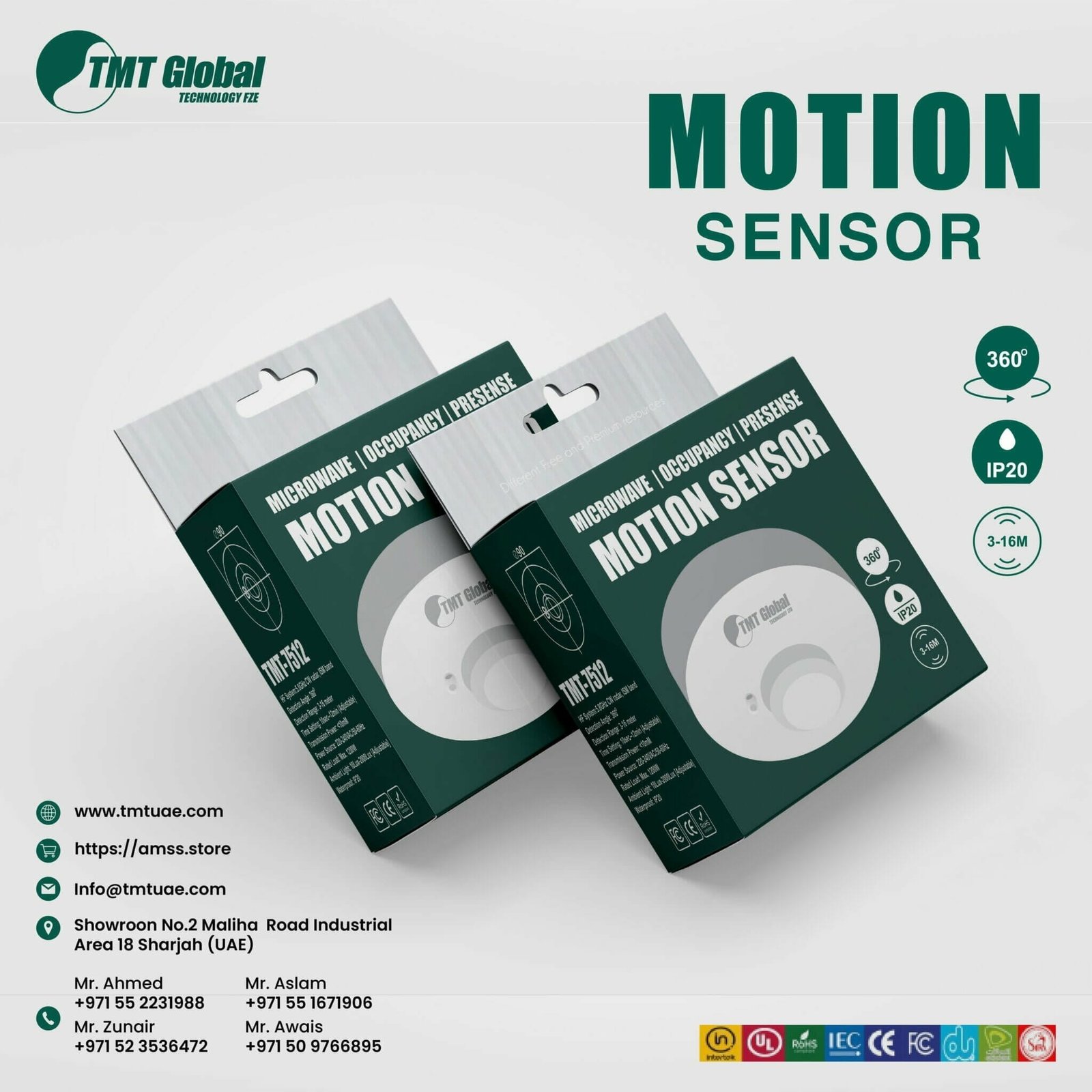 5 best PIR Motion Sensor Range by TMT Global - tmt oman