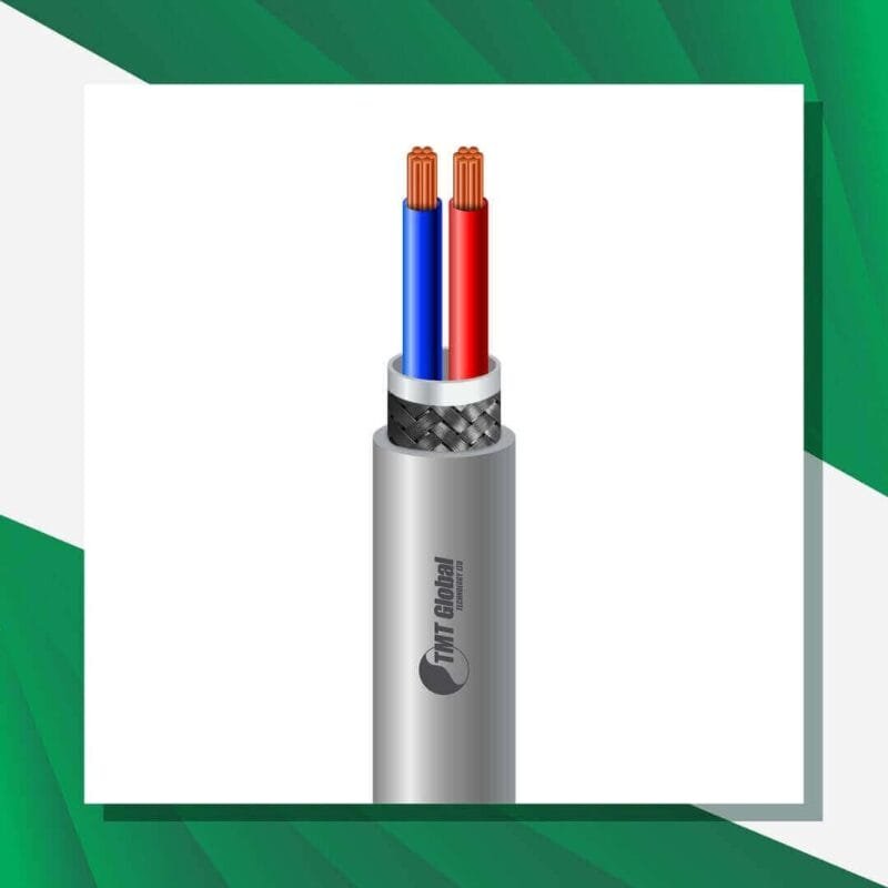 best 2 core BMS cable braid shielded 16 to 24 awg 305m